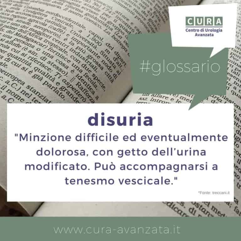 Disuria - Centro di Urologia Avanzata